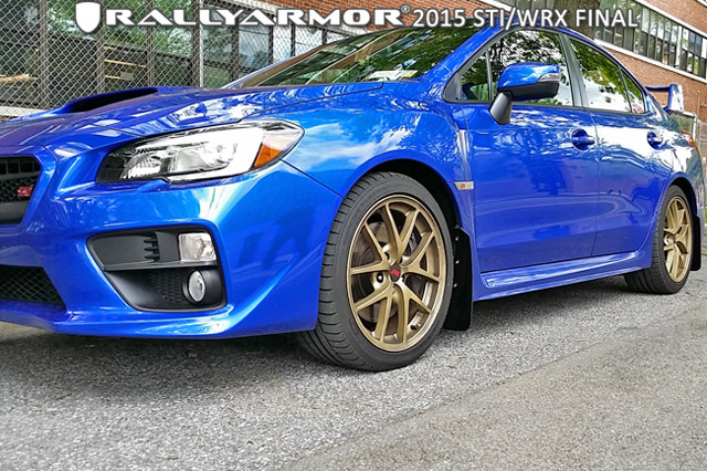 2015+ WRX/STI Sedan Rallyarmor Mud Flap Application - NASIOC
